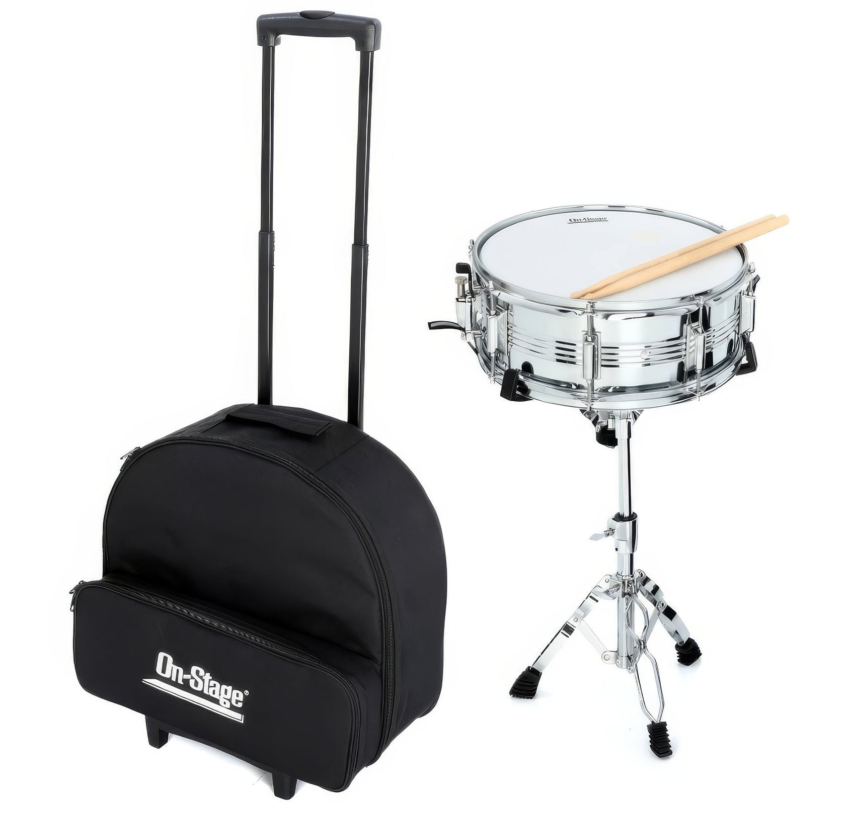 Home On-Stage Student Snare Drum Kit w/ Rolling Case