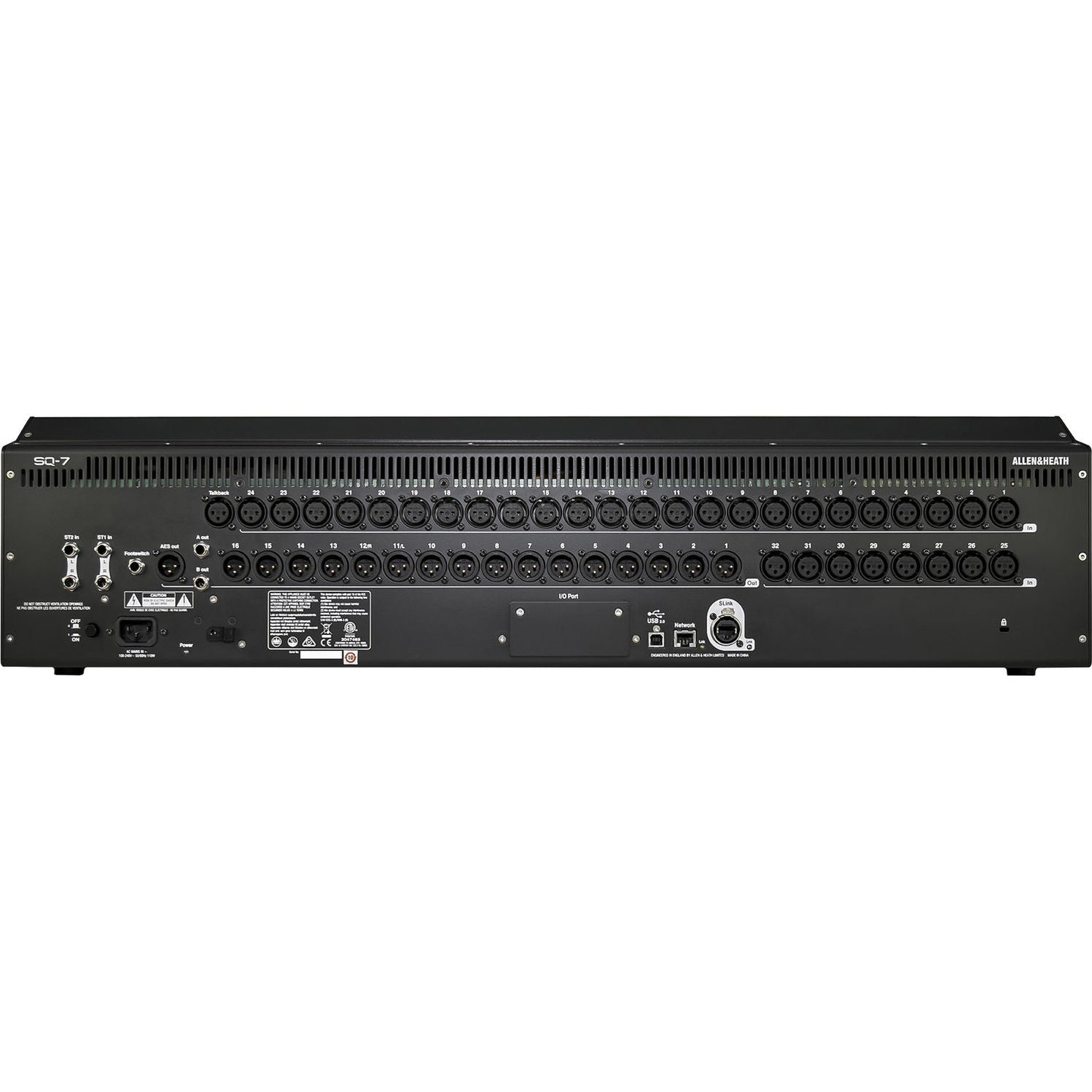 Allen & Heath SQ-7 48-Channel / 36-Bus Digital Mixer with 32+1 Motoriz ...