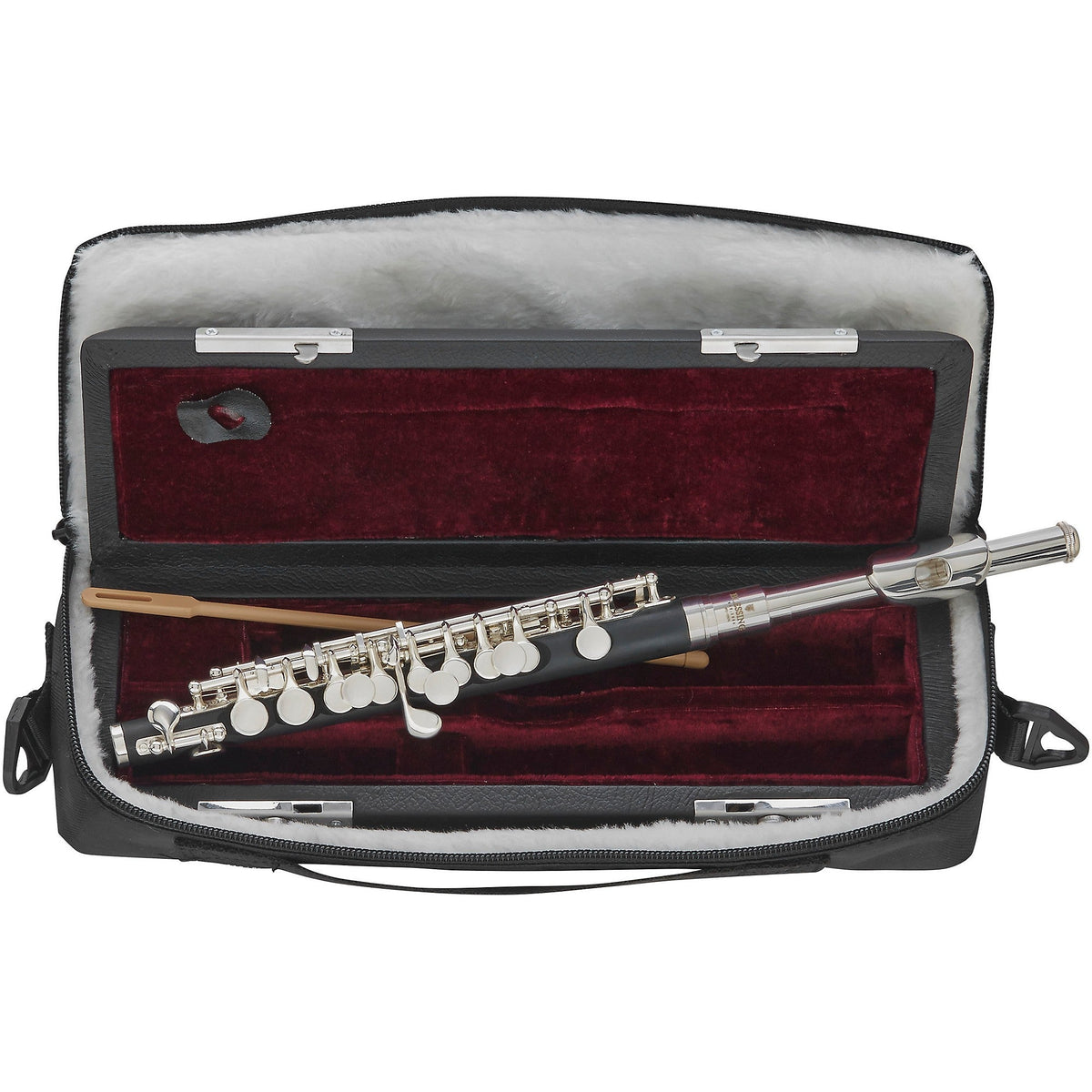 Blessing BPC-1287 Silver Plated Piccolo with Wooden Case and Cover ...