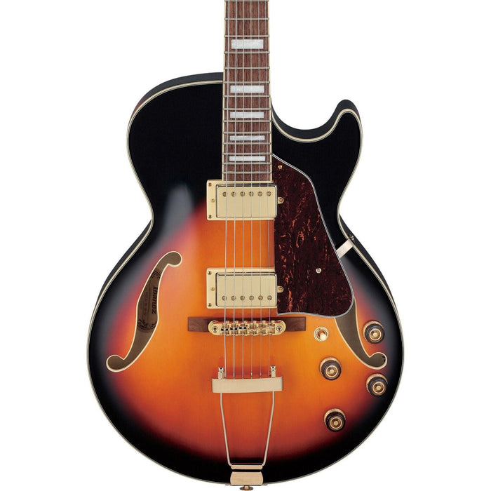 Ibanez AG75 Artcore Series Hollow-Body Electric Guitar (Brown Sunburst ...